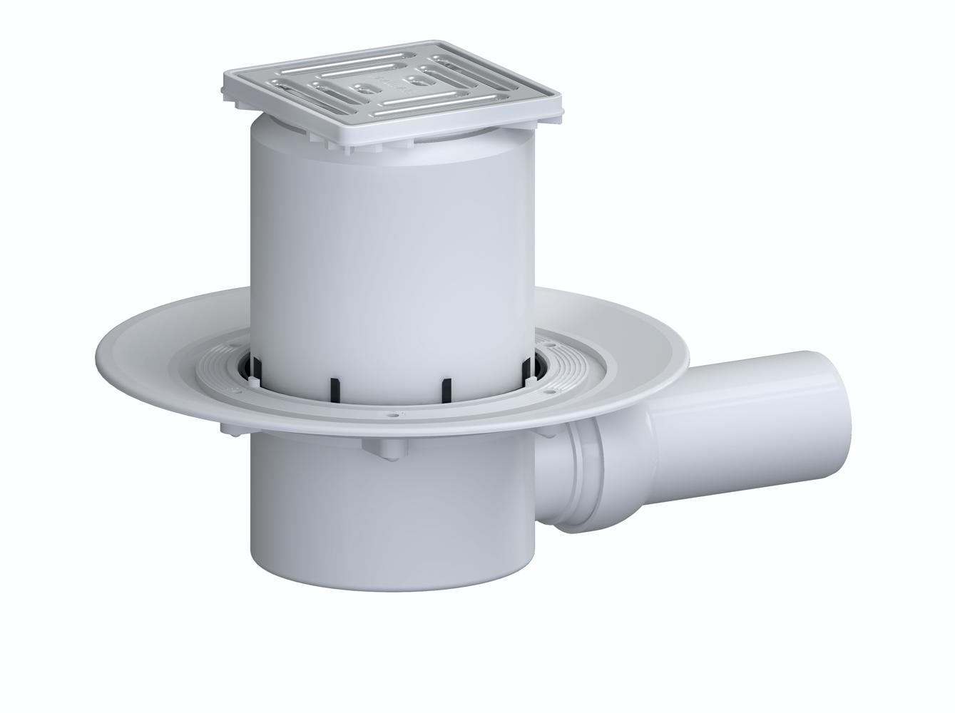 floor drain 42 E, DN 50, 100 x 100 mm