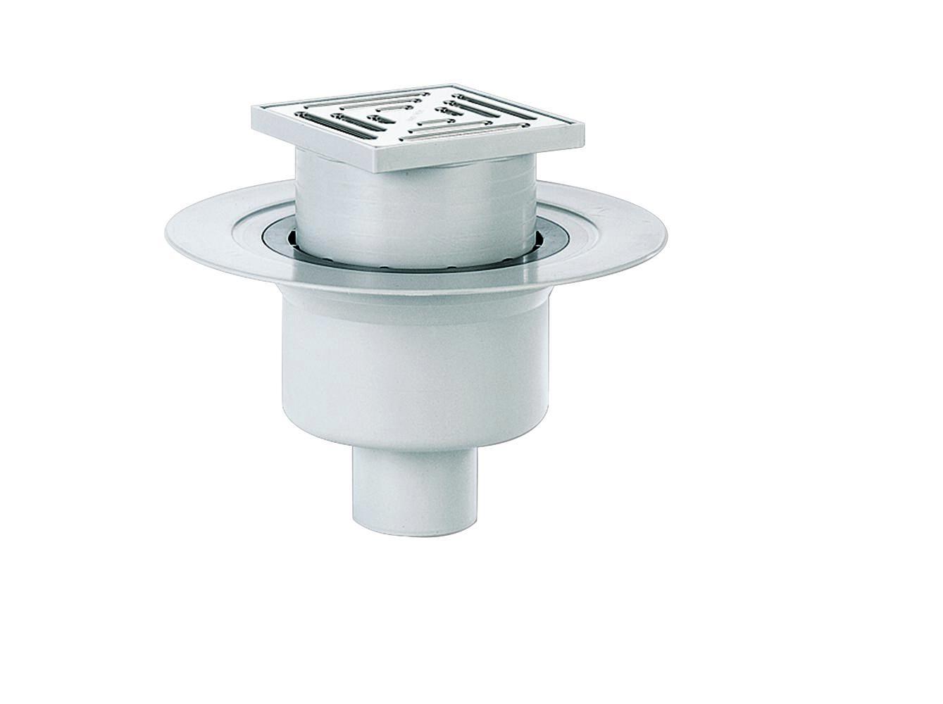 floor drain type 61 HT/KE, DN 50/DN 70, 150 x 150 mm